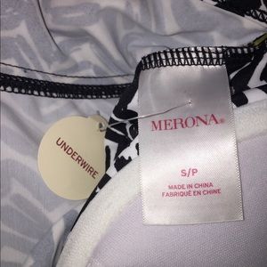 Merona | Swim | Merona Chevron Stripe Tankini Top Swim Bathing S | Poshmark